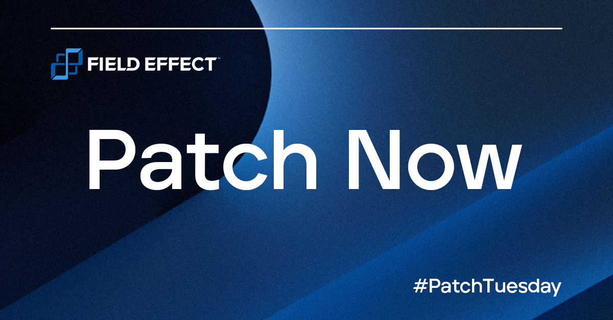 Microsoft’s Patch Tuesday is here—and Field Effect’s security ...