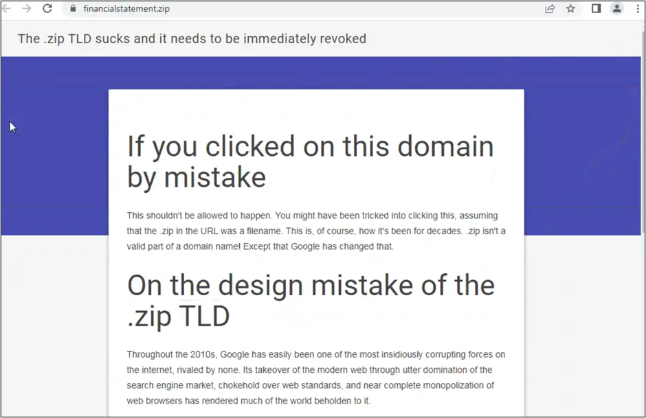 What you should know about the new .zip and .mov TLDs