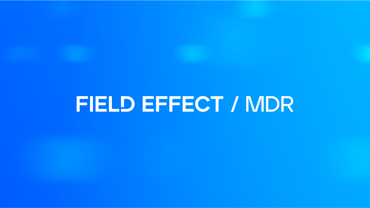 Field Effect MDR Endpoint | Field Effect